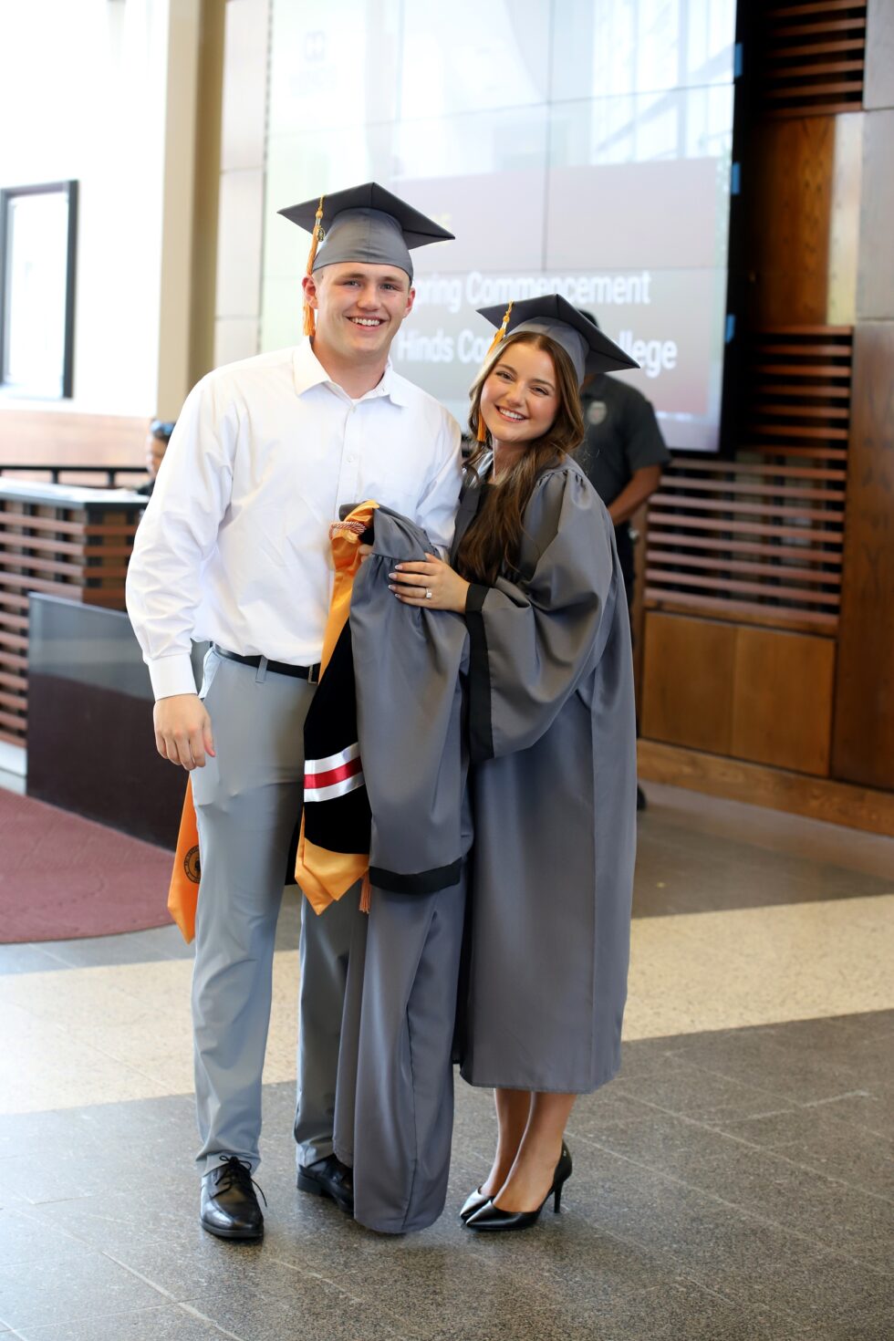 Engaged couple graduates together at Hinds CC | Hinds Community College